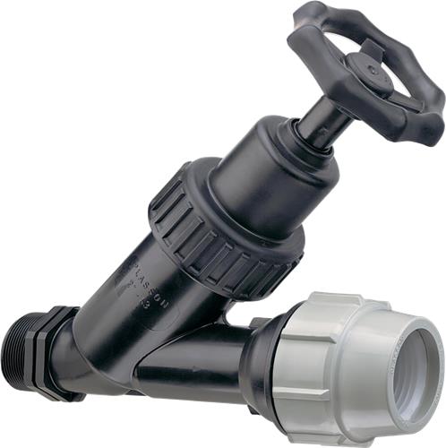 Plasson Vrijstroomafsluiter 32mm x 1" Klem x Bu.dr. - Milder B.V ...