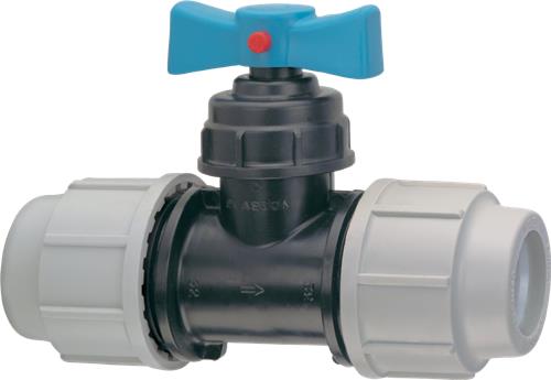 Plasson Stopkraan 25mm x 25mm met Klemkoppeling - Milder B.V ...